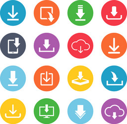 Set of button in different shapes Royalty Free Vector Image