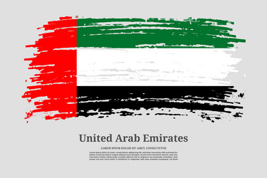 Wavy curved flags of richest countries arab league