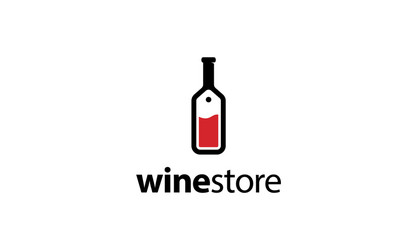 Wine shop logo Royalty Free Vector Image - VectorStock
