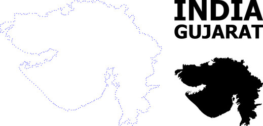 Gujarat Map Territory Vector Images (over 300)