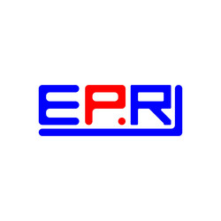 Epr letter logo creative design with graphic Vector Image
