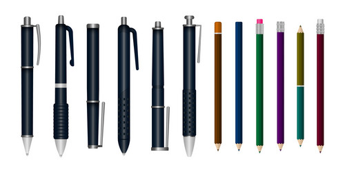 Realistic writing pen Royalty Free Vector Image