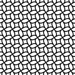 Seamless weave rattan pattern in silhouette Vector Image