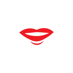 Lips logo design Royalty Free Vector Image - VectorStock