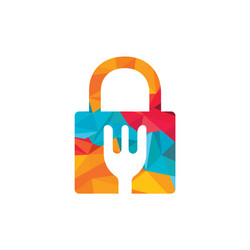 Food security logo design template Royalty Free Vector Image