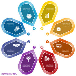 8 Point Infographic Vector Images (over 230)