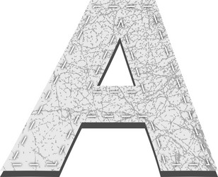 Leather Textured Letter a Vector Images (over 420)