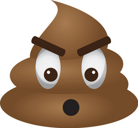 Angry Poo Emoji Vector Images (over 100)