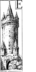 Castle Engraving Vector Images (over 610)