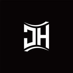 J h initial logo monogram designs modern templates