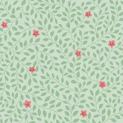 Blooming tree seamless pattern with flowers Vector Image
