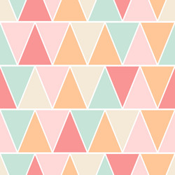 Seamless abstract geometric pattern pastel Vector Image