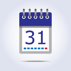 September 13 calendar icon Royalty Free Vector Image