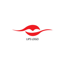 Lips logo design Royalty Free Vector Image - VectorStock