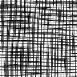 Hand drawn grid texture thick black lines Vector Image