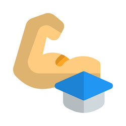 Physical education diploma isolated on a white Vector Image