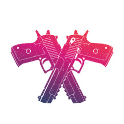 Two Guns Crossed Vector Images (over 420)