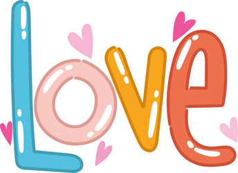 Heart Bubble Letters Vector Images (over 4,500)