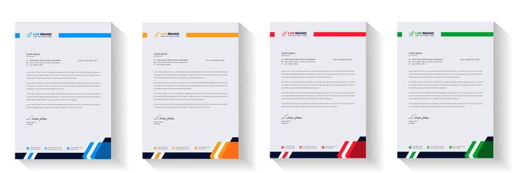 Modern creative clean corporate business proposal Vector Image