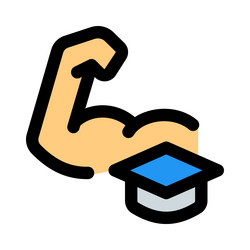 Physical education diploma isolated on a white Vector Image