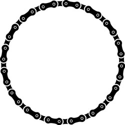 Bike isolated on white background Royalty Free Vector Image