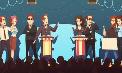 Cartoon Debate Vector Images (over 2,600)