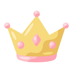 Princess crown Royalty Free Vector Image - VectorStock