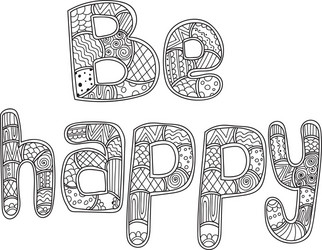 Coloring book ornamental alphabet letter g font Vector Image
