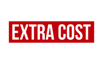 Extra cost rubber stamp seal Royalty Free Vector Image