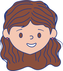 Avatar woman person design Royalty Free Vector Image