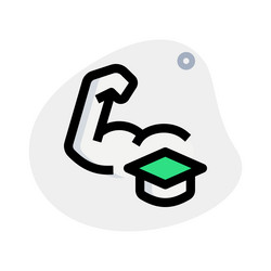 Physical education diploma isolated on a white Vector Image