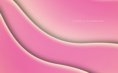 Abstract wave pink color background Royalty Free Vector