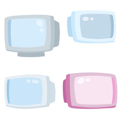 Retro computer interface Royalty Free Vector Image