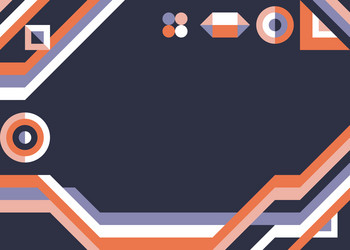 Geometric background banner design abstract art Vector Image