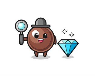 Tapioca pearl mascot character with energetic Vector Image