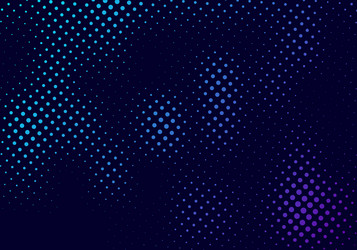 Halftone dots background light and dark blue Vector Image