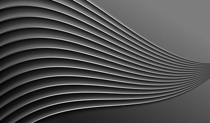 Black background with wavy pattern Royalty Free Vector Image