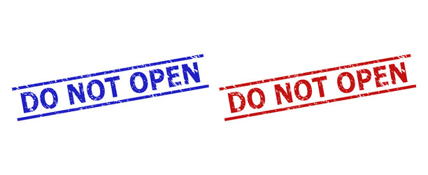 Do not open watermark stamp Royalty Free Vector Image