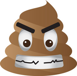 Angry Poo Emoji Vector Images (over 100)