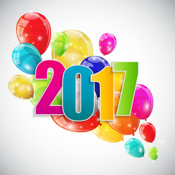 Happy new year logo Royalty Free Vector Image - VectorStock