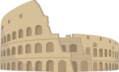 Colosseum italy Royalty Free Vector Image - VectorStock