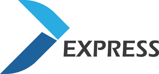 Express logo Royalty Free Vector Image - VectorStock
