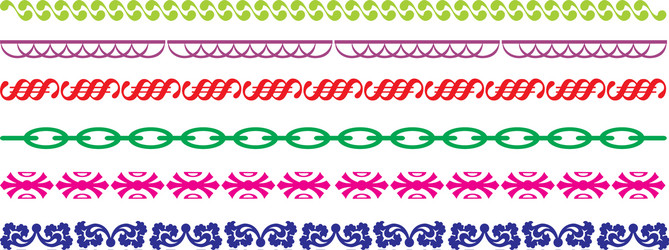 Islamic seamless border ornament and frame Vector Image