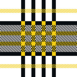 Plaid seamless tartan pattern twill texture Vector Image