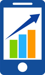 Collate flow chart shape element for process Vector Image