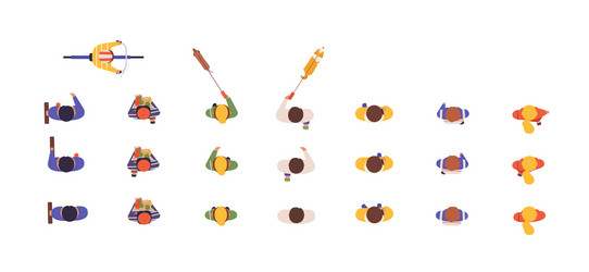 Cyclist Top View Vector Images (over 120)