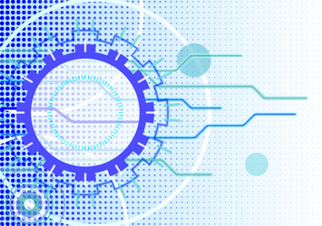 Technical abstract background - vertical format Vector Image