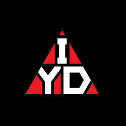 Iyd logo letter design Royalty Free Vector Image