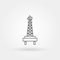 Natural gas icon Royalty Free Vector Image - VectorStock