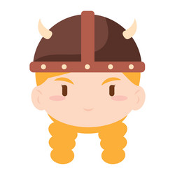 Isolated cute female judge character profession Vector Image